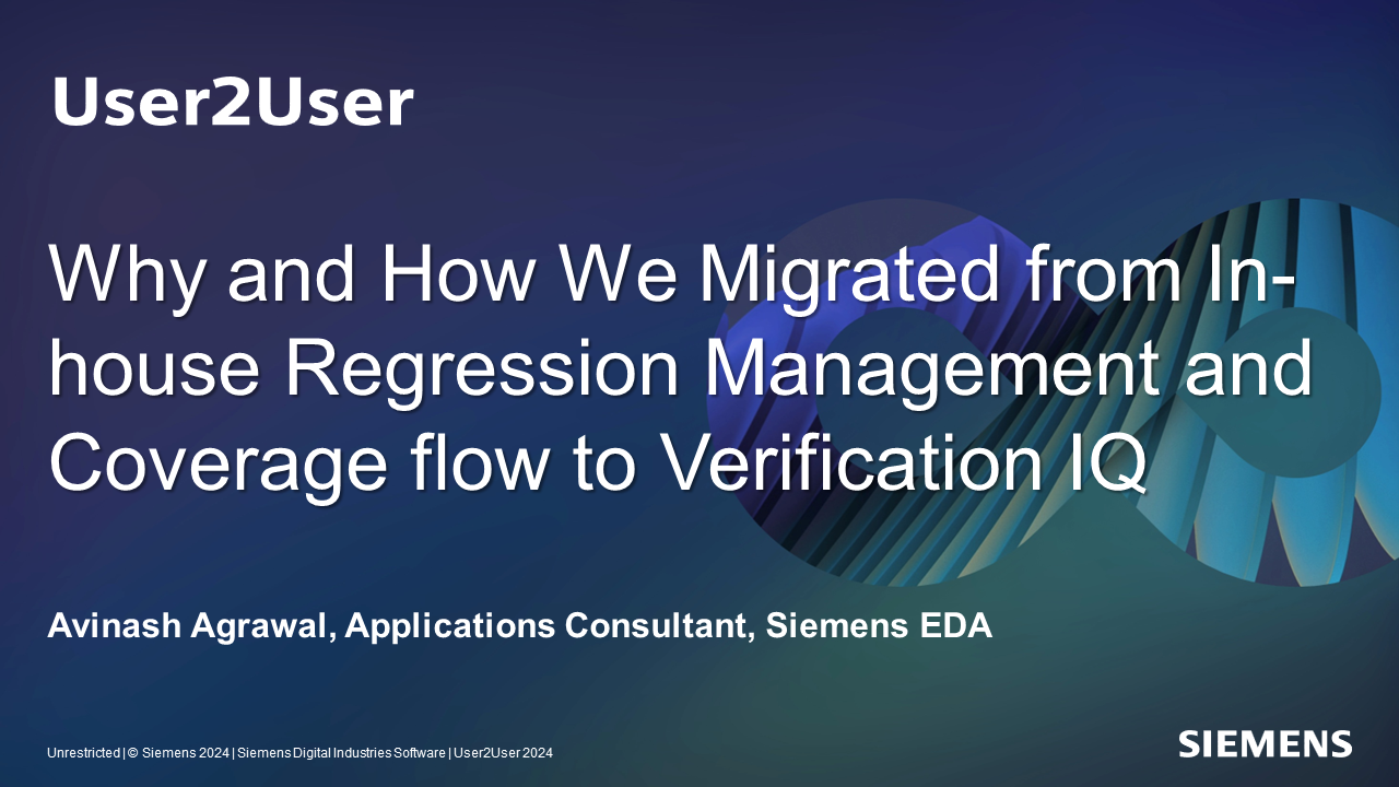 Siemens EDA User2User Conference Library | Siemens Software